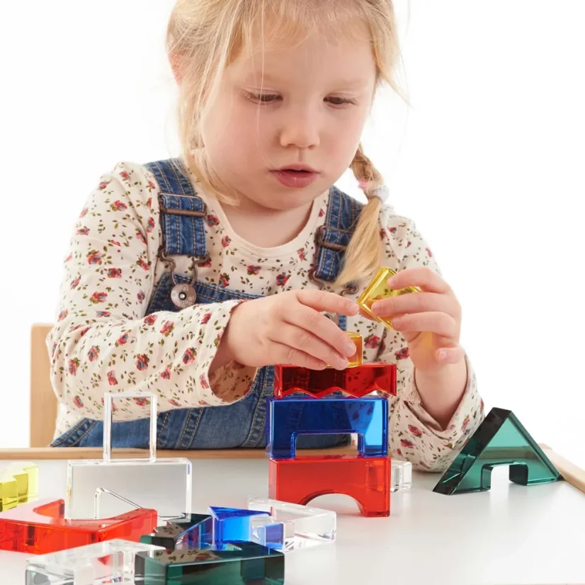 TickiT | Barevné křišťálové bloky | set 25 ks :: Hračkolka
